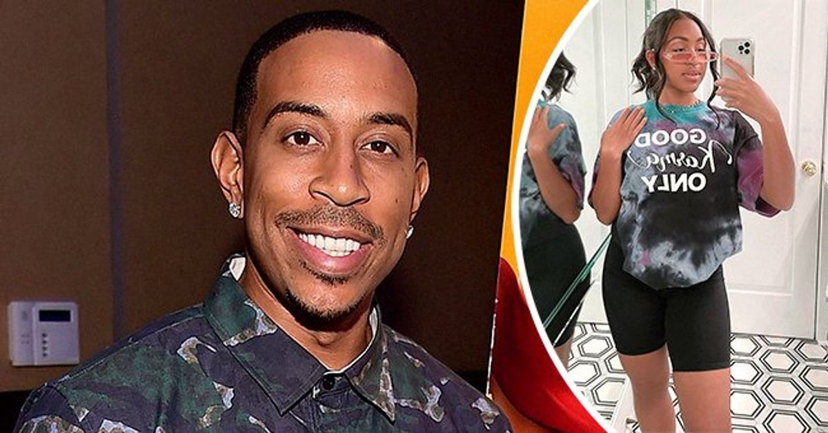 Ludacris' Eldest Daughter Karma Rocks Tie-Dye Shirt & Fitting Shorts in ...