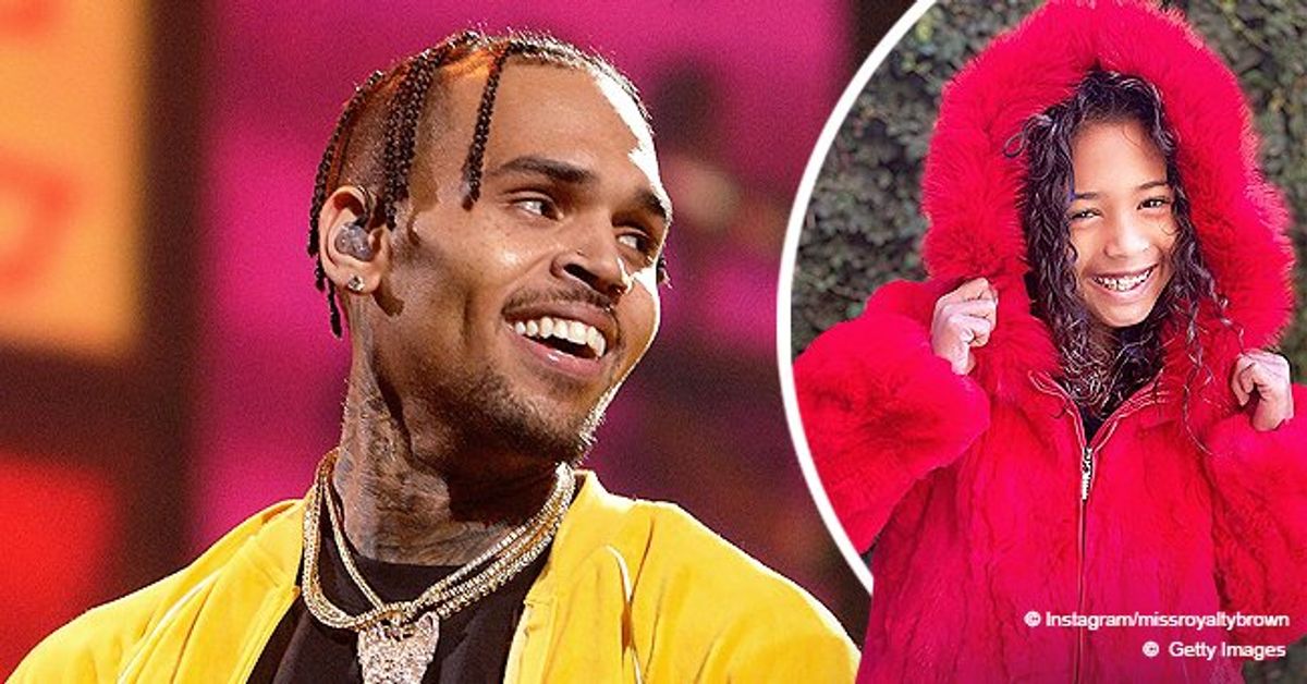 Chris Brown's Daughter Steals Hearts with a Charming Smile Posing in a ...