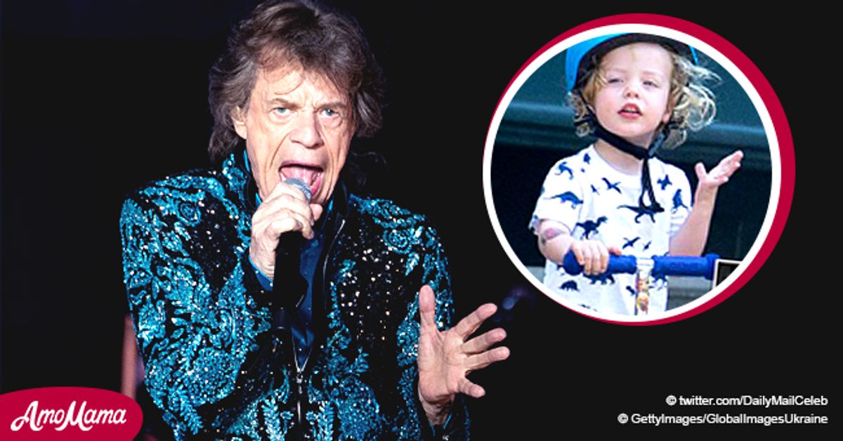 Mick Jagger's 2-Year-Old Son Devereaux Enjoys Riding a Scooter in NY ...