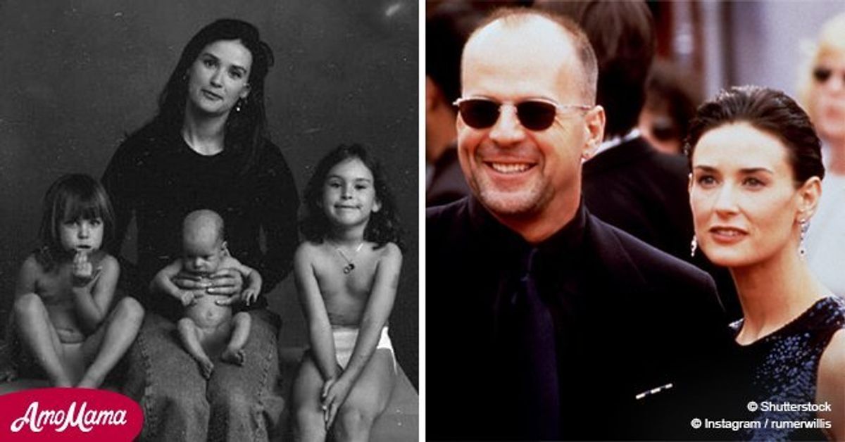 Demi Moore's daughters are grown up and they are carbon copies of their ...