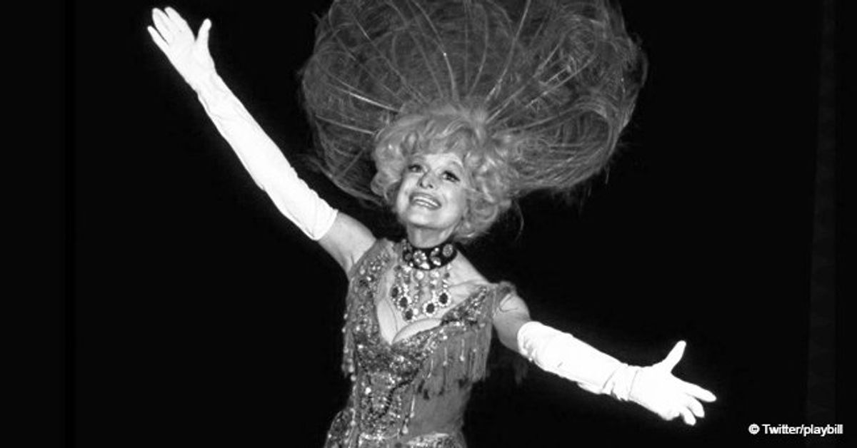 Carol Channing, known for her roles in 'Gentlemen Prefer Blondes' and ...
