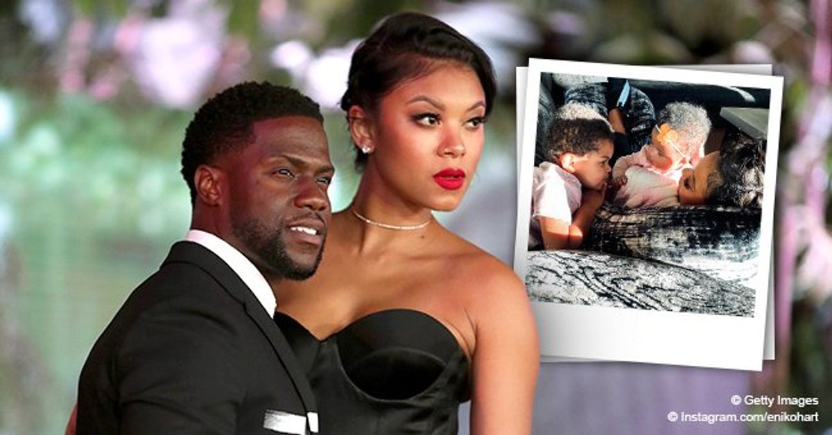 Kevin Hart's Son Kenzo Chills with Mom as He Bonds with Sister Kaori ...