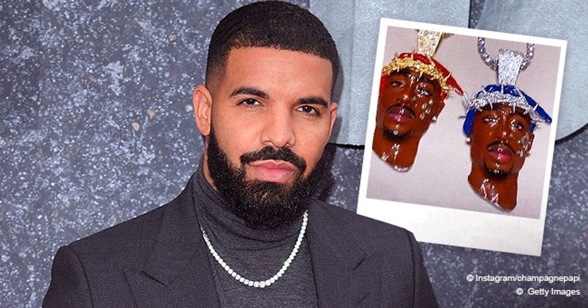Check Out Drake's Two Tupac Shakur Chains (Photos)