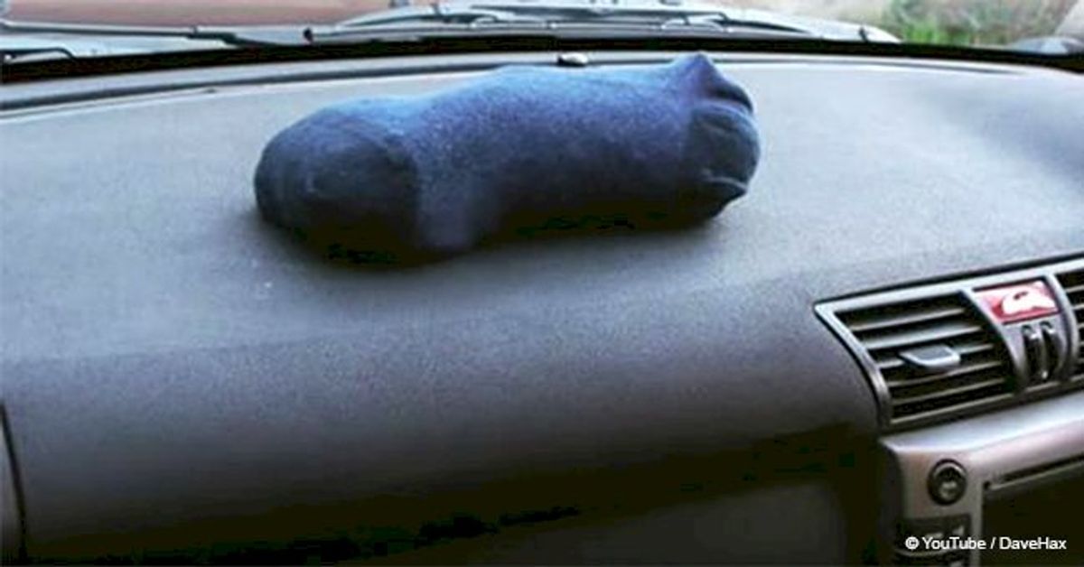 Here’s what it means if you see a sock on top of a car dashboard during ...