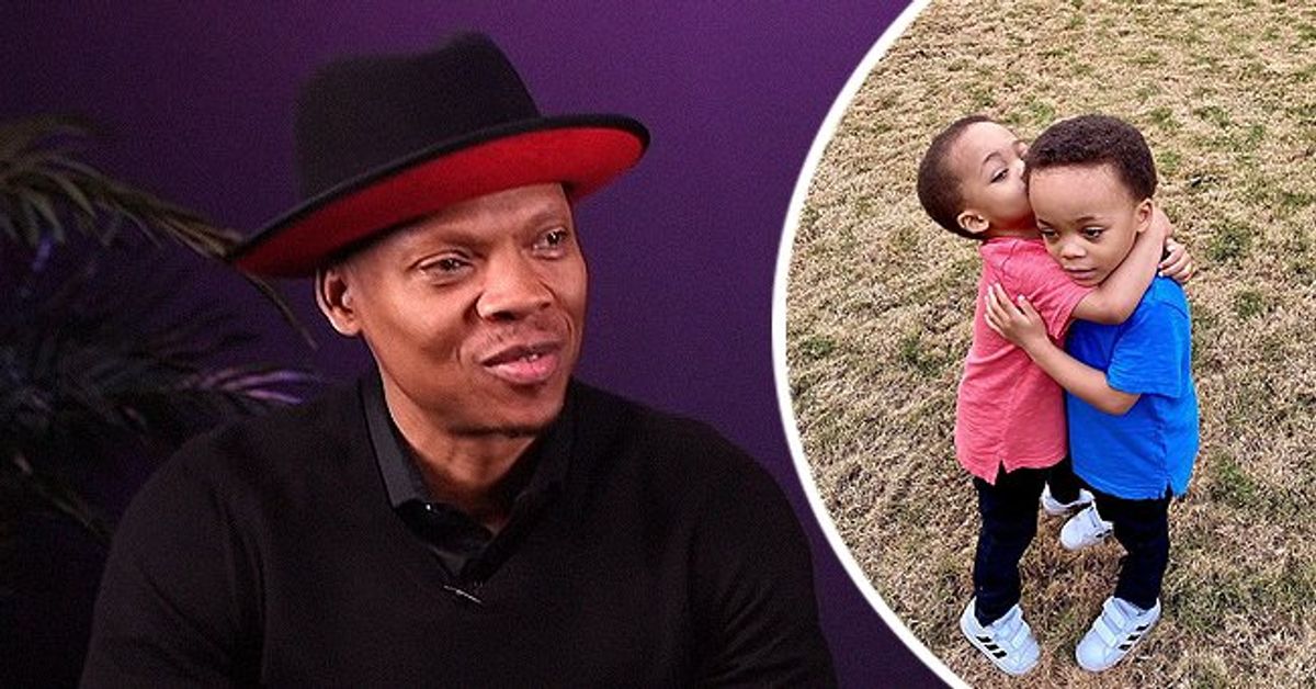 New Edition Star Ronnie DeVoe's Twins Ronald & Roman Show Each Other ...